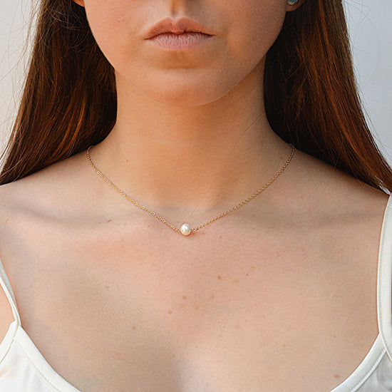 Pearl necklace, Long back necklace, Back necklace wedding, Pearl – Avnis